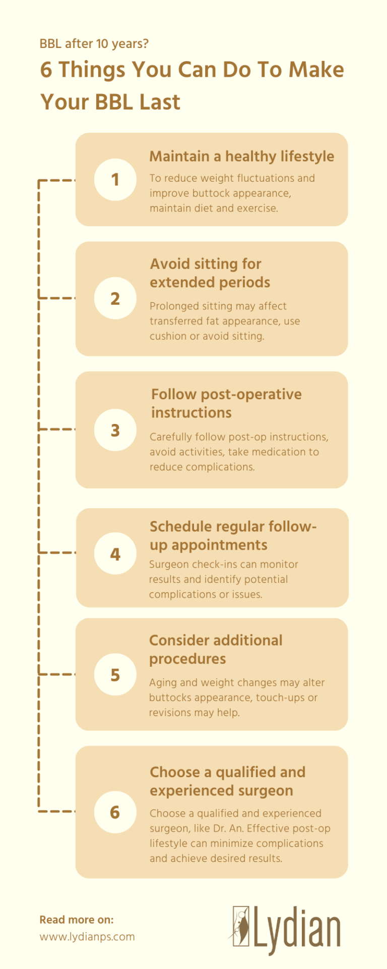 BBL After 10 Years? 6 Things You Can Do to Make It Last